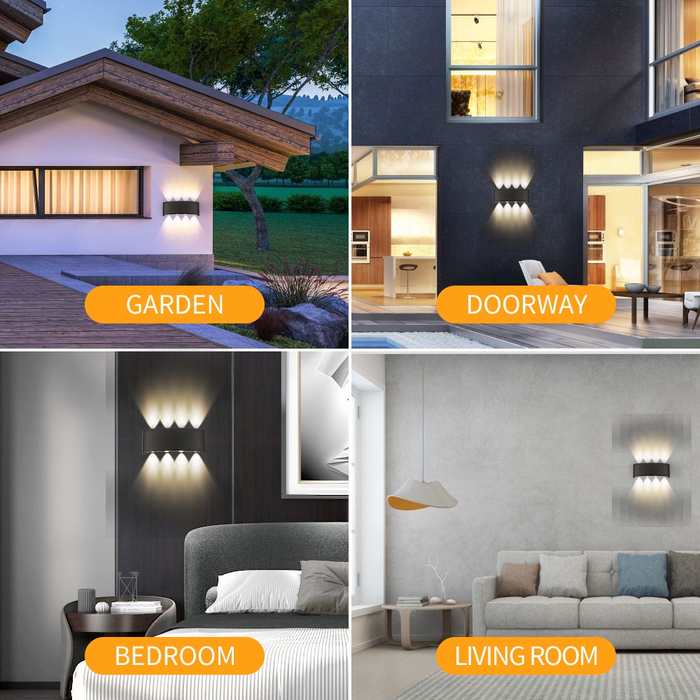 CANMEIJIA LED Wall Lights Outdoor solar Wall Lamp Outdoor Waterproof ...