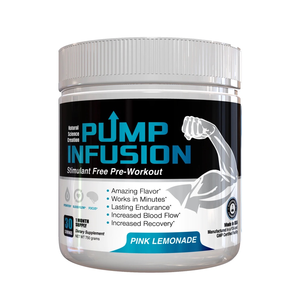 Natural Science Creation Pump Infusion Pink Lemonade (Non-Stimulant ...