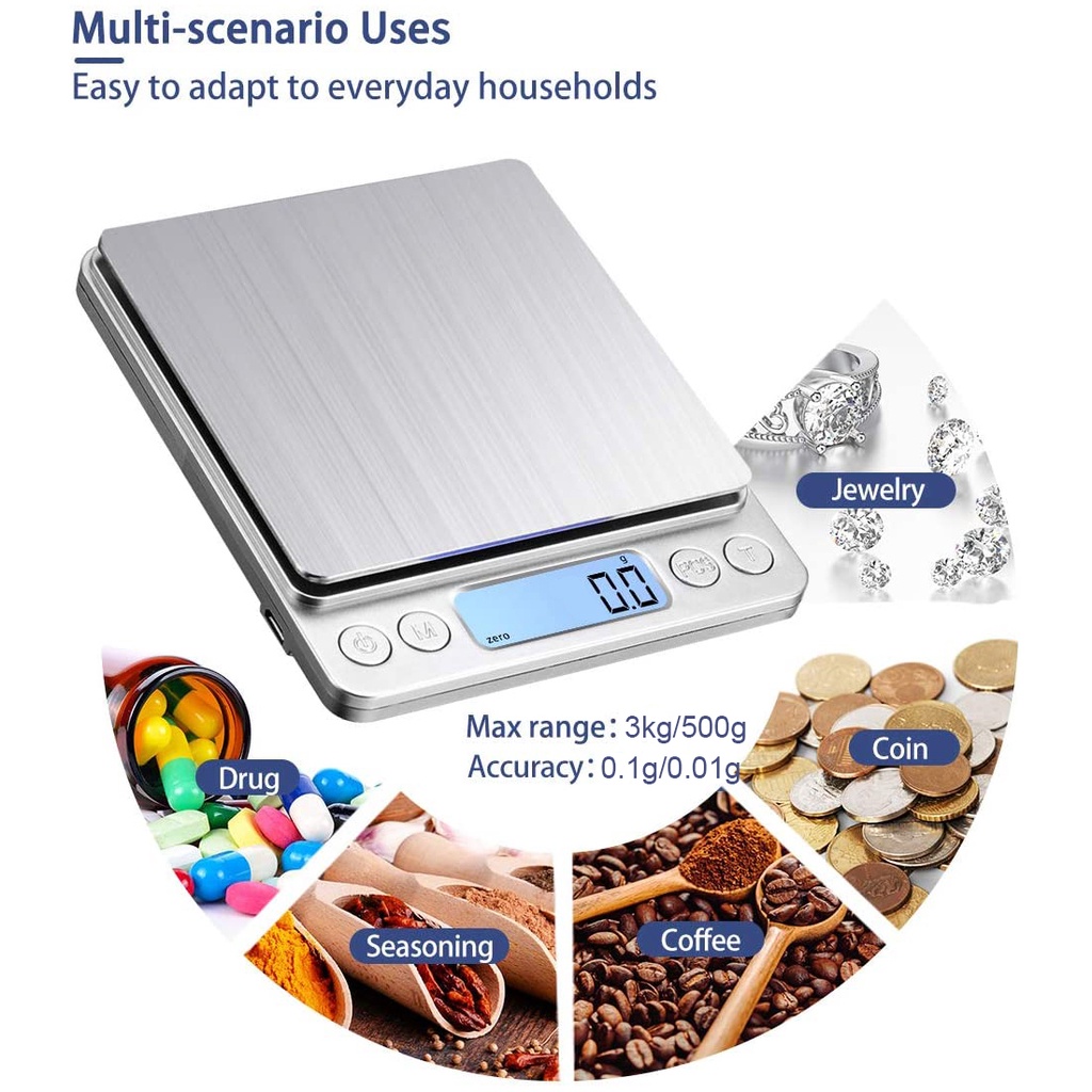 ⚡SG STOCK⚡LeftLimit Digital Kitchen Scale digital scale Mini Pocket ...