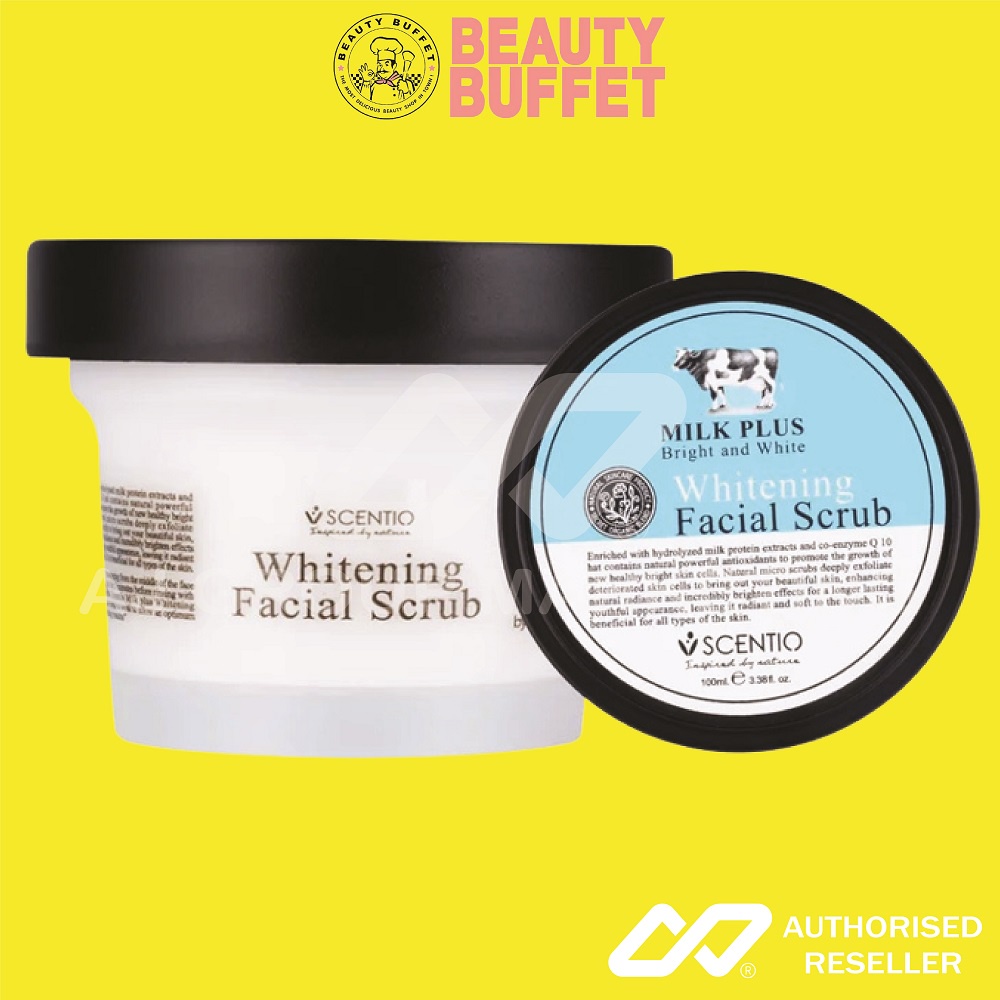 Beauty Buffet Scentio Milk Plus Whitening Facial Scrub (100ml) | Shopee ...