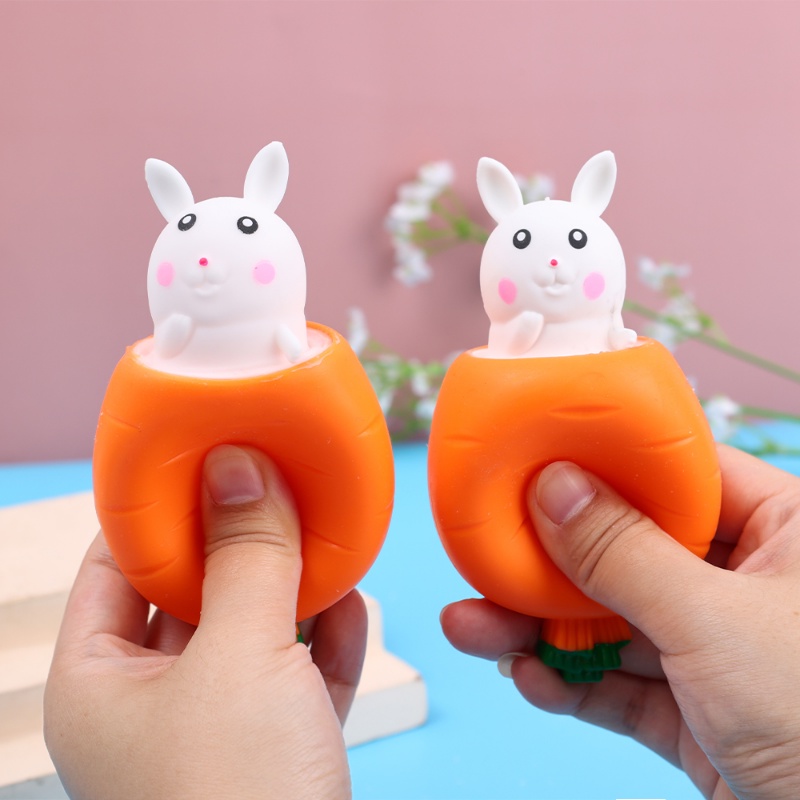 Funny Cheese Block Squeeze Toy Children Cartoon Cute Stress-relieving ...