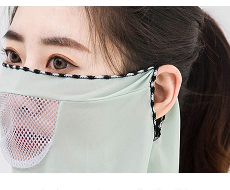 Sun Protection Face Masks Neck Protection Women's Summer Face Shield UV ...