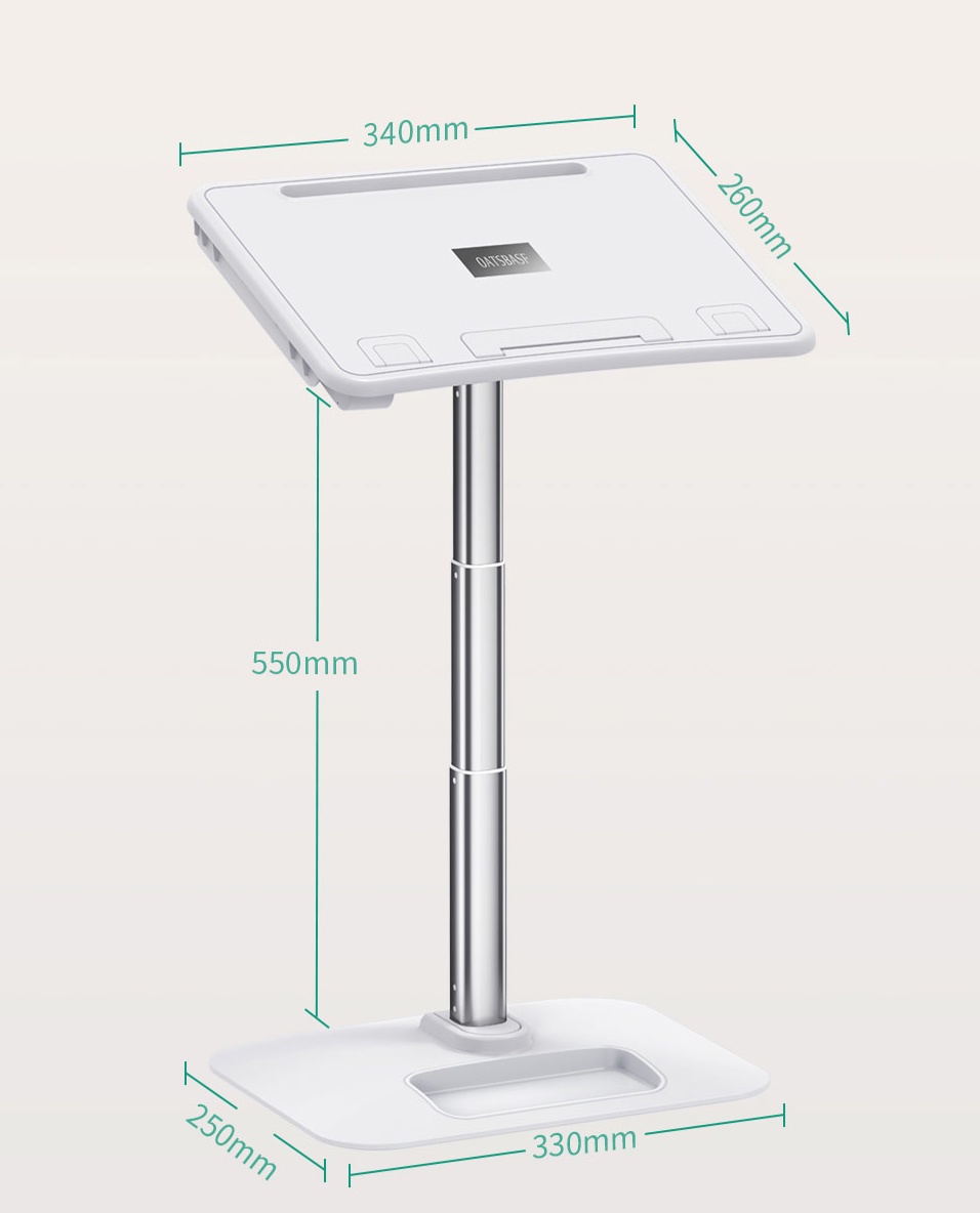 OATSBASF Reading Table With LED Light Kids Lap Desk Laptop Table Laptop ...