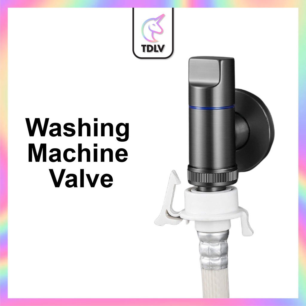 TDLV Universal Clip On Washing Machine Faucet Valve Automatic Water ...