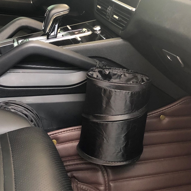 1Pc Black Car Trash Can Pack Bag Waterproof Car Trash Bag for Little ...