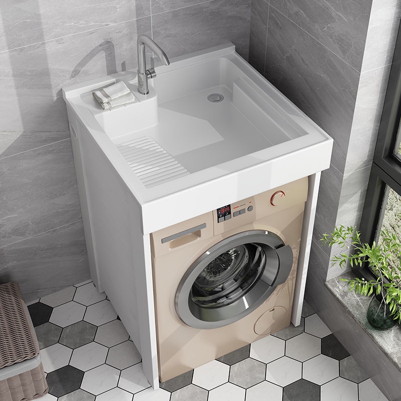 Space Aluminum Washing Machine Integrated Cabinet Balcony Small Family ...