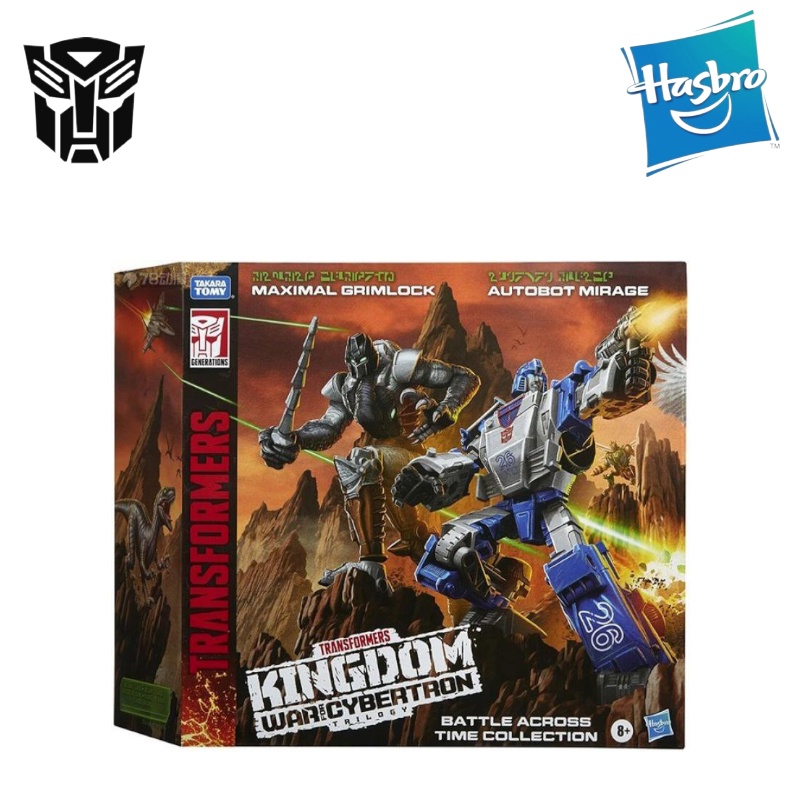Hasbro Transformers Kingdom Series Maximal Grimlock Autbot Mirage Set ...