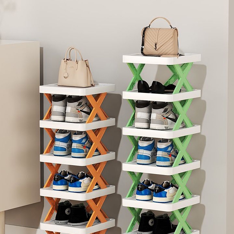 Stackable Shoe Rack Stand Rak Kasut Multi-Layer Space-Saving Shelf ...