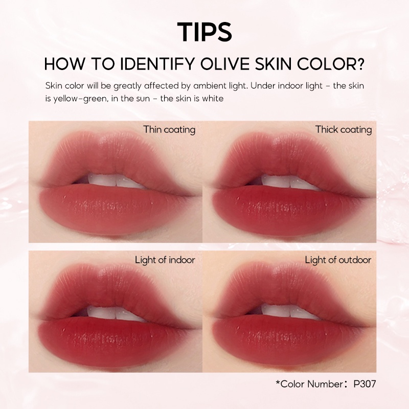 Colorkey Watery Matte Lipgloss Waterproof Non-stick Liquid Lipstick Lip ...