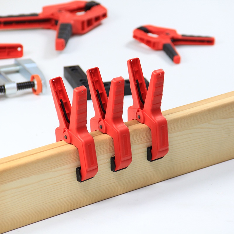 Heavy duty woodworking plastic spring clamp strong A type extra large ...