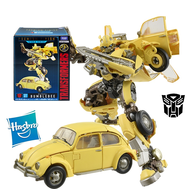 Hasbro Transformers Studio Series Premium Finish PF-SS-01 Bumblebee 18Cm Voyager Class Action ...
