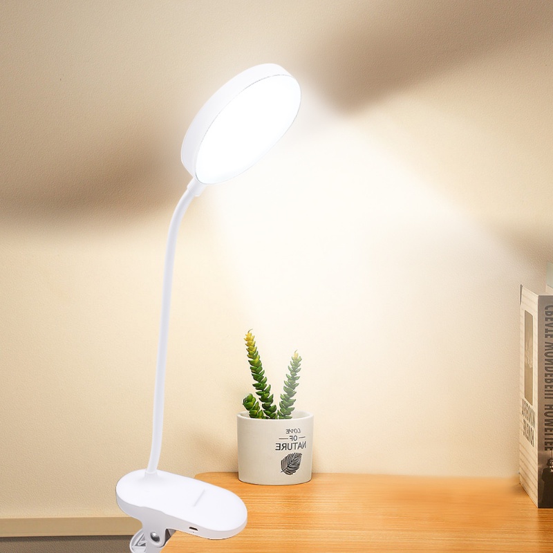 [Plug-in Version] 360° Flexible LED Light with Clamp Eye Protection ...