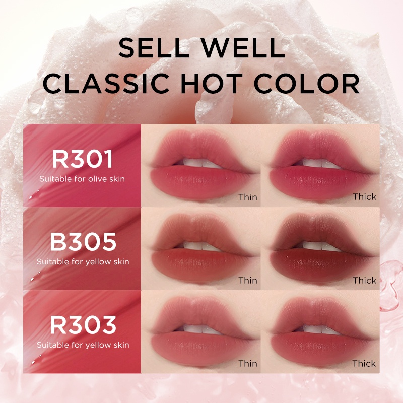 Colorkey Watery Matte Lipgloss Waterproof Non-stick Liquid Lipstick Lip ...