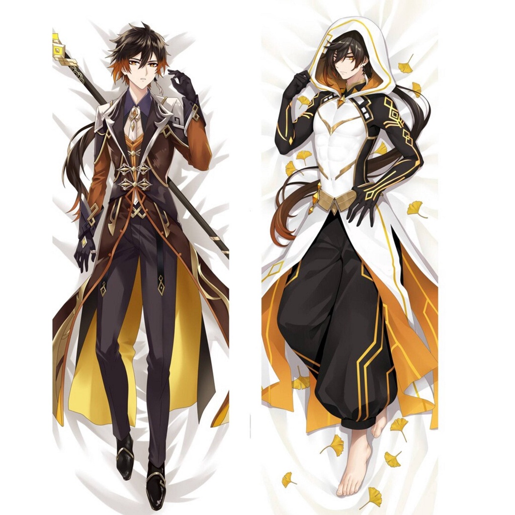 Dakimakura Zhongli Genshin Impact Body Pillow - Hugging PillowCase ...