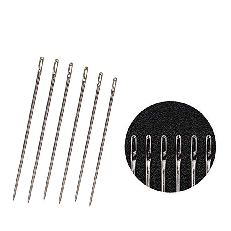 12/24 Pcs Side Entry Blind Needle Self Piercing Stainless Steel Manual ...