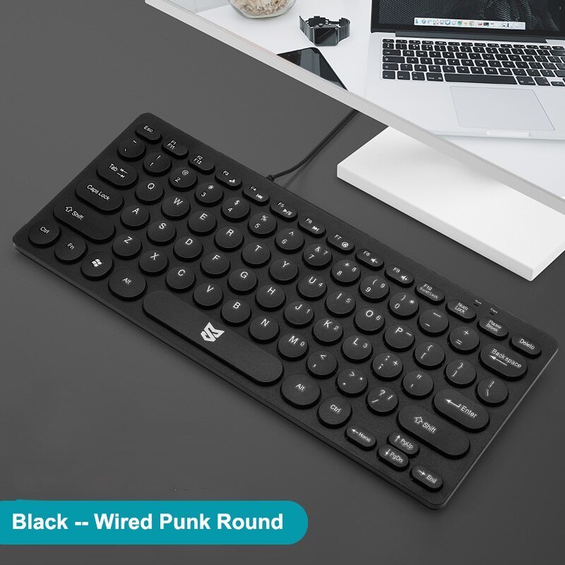 Ultra-thin Slim USB Wired Keyboard 78 key Silent keyboard Super ...