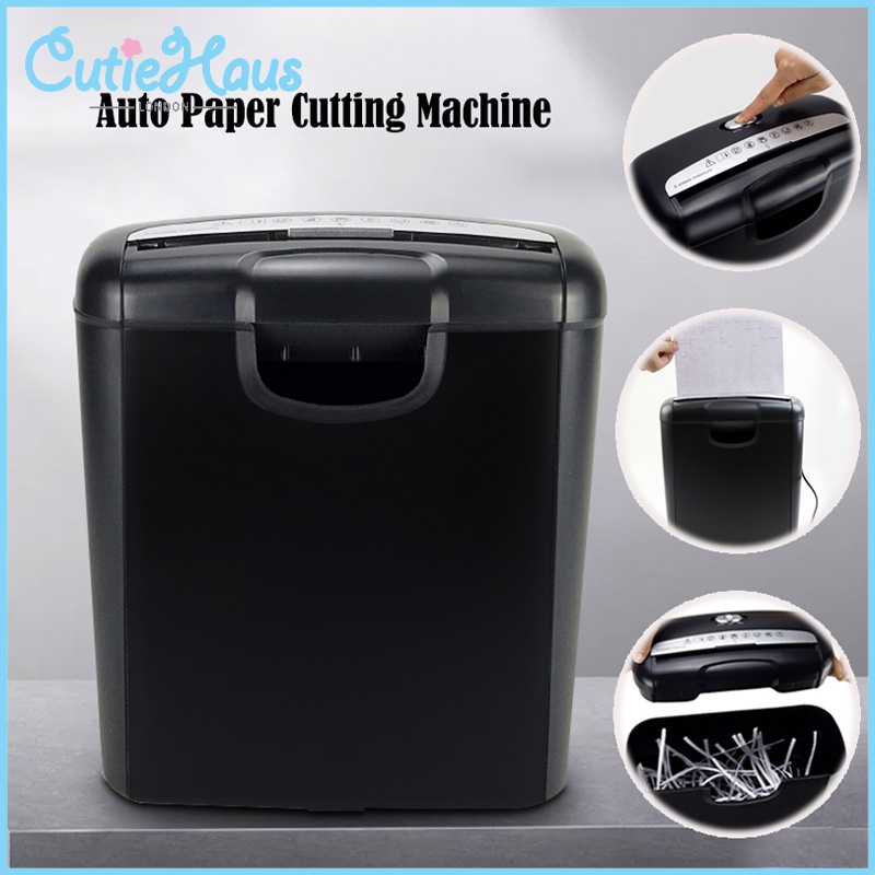 Cutiehaus Paper Cutting Machine Straight Cut Paper Shredder 6 Strip Cut ...