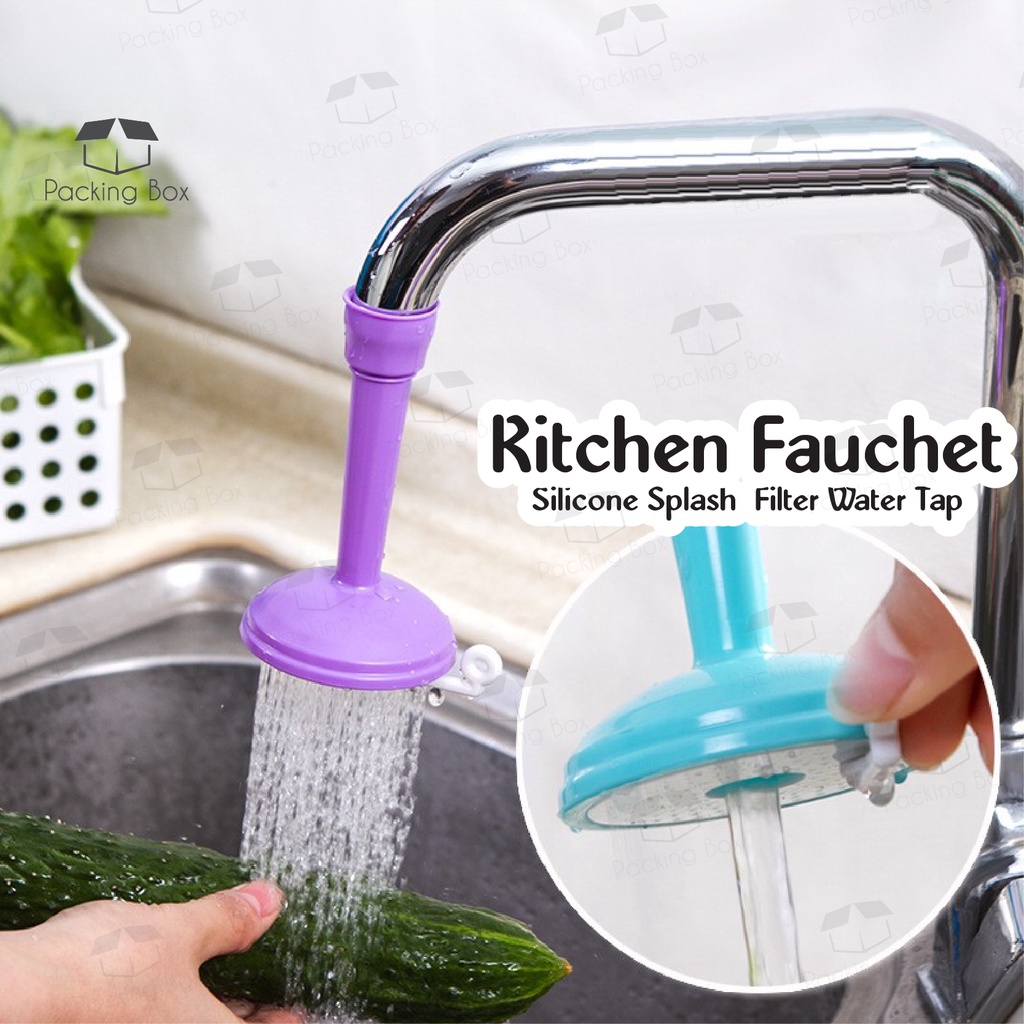 PKB Kitchen Faucet Silicone Splash Filter Water Tap Head Nozzle Water ...