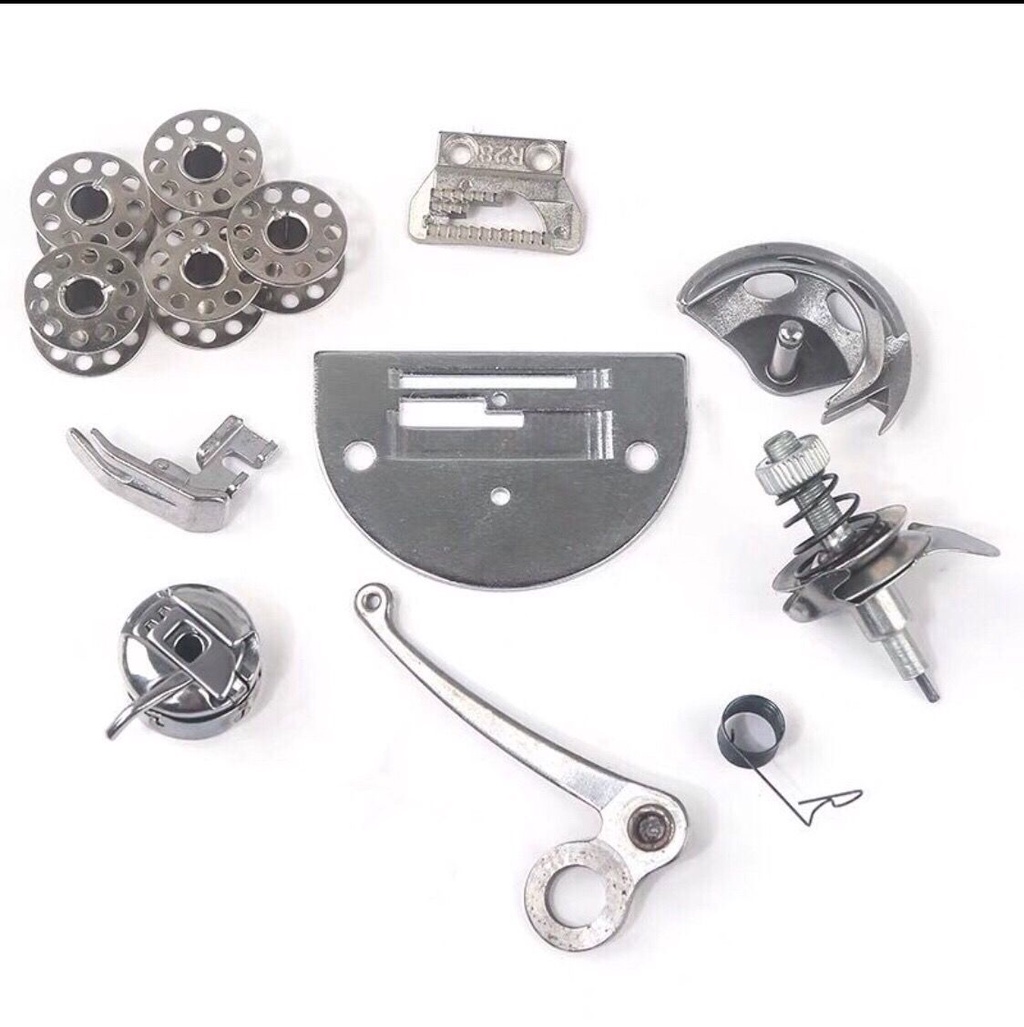 Vintage Sewing Machines Accessories Set Complete Collection Home Pedal ...