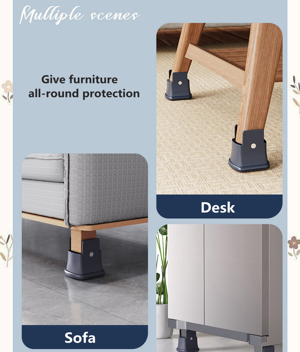 OATSBASF Width Adjustable Chair Leg Uprights Screw Clamp Furniture ...