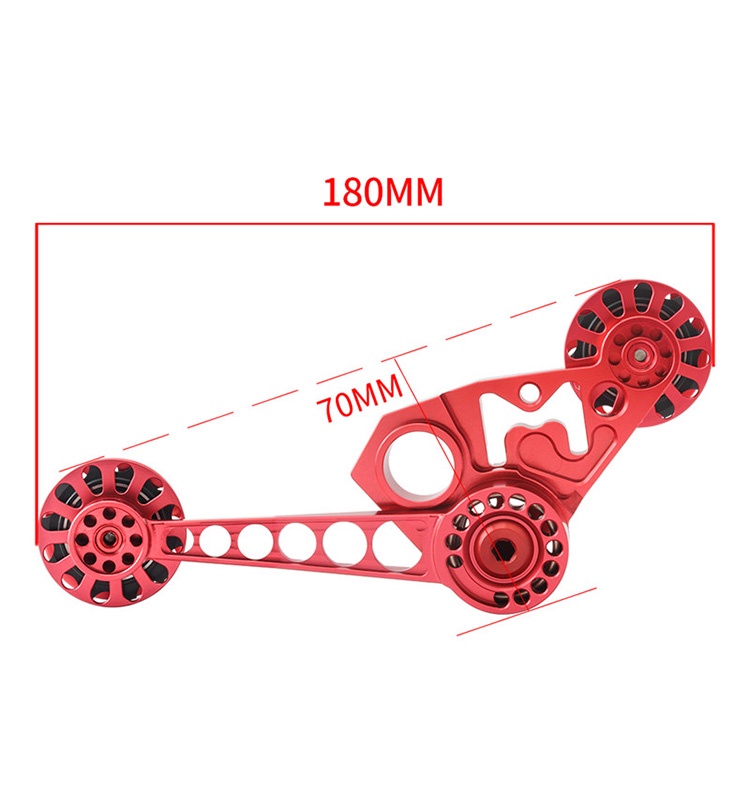 MUQZI Folding Bike Chain Guide Rear Derailleur Single Speed Outer 2 ...