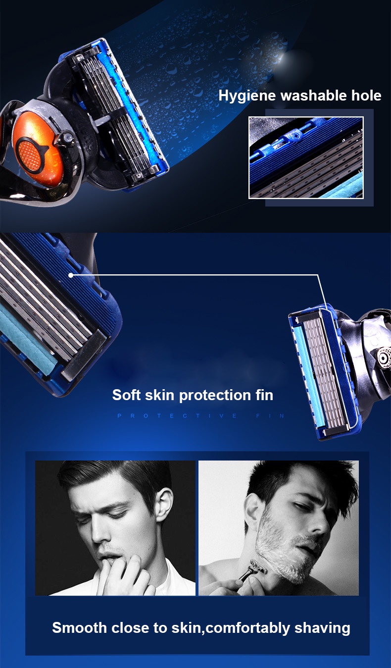 Gillette Fusion 5 Proglide Razor FlexBall Handle Technology Manual ...