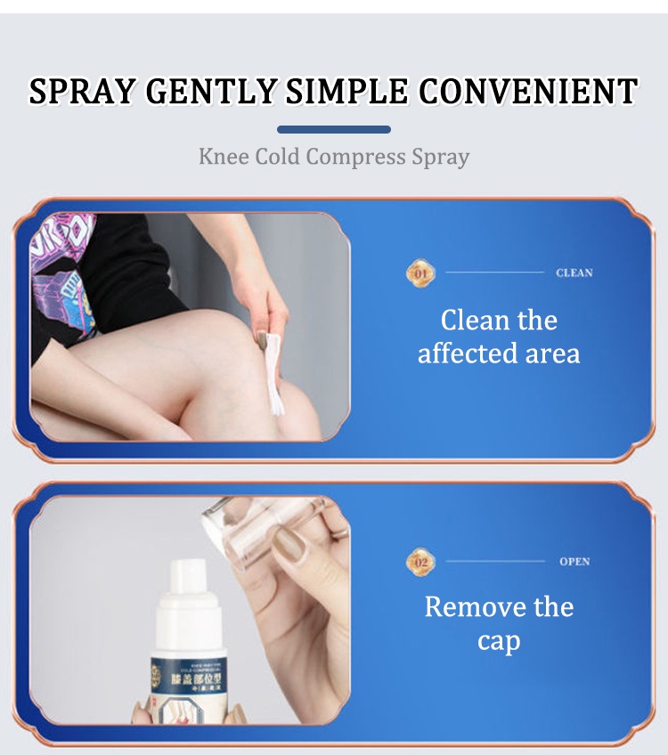 Y50 Knee type Tenosynovitis type Pain Relief spine Spray Lumbar Knee ...