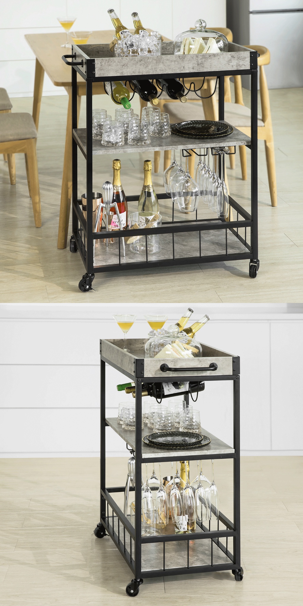 (SG STOCK) SoBuy® FKW56-N, Industrial Vintage Wood Metal 3 Tiers ... (SG STOCK) SoBuy® FKW56-N, Industrial Vintage Wood Metal 3 Tiers ...