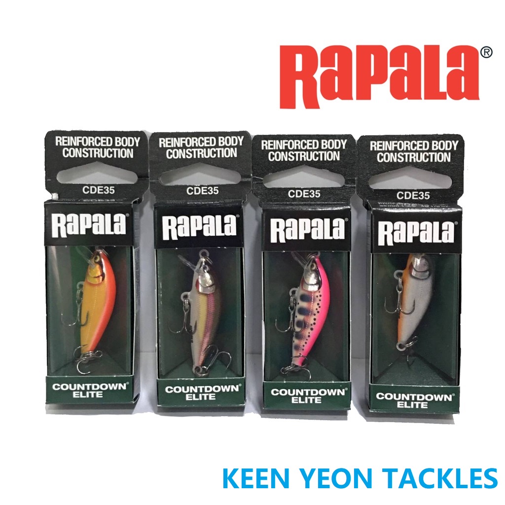 RAPALA COUNTDOWN ELITE FISHING LURE ( CDE35 & CDE55 ) | Shopee Singapore
