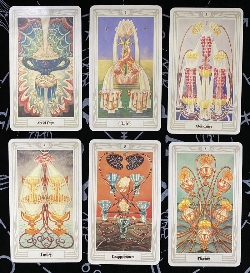 Alester crowley thoth Tarot deck Cards | Shopee Singapore