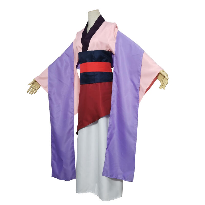 Movie Mulan Costume Women Red Blue Drama Princess Dresses Halloween ...