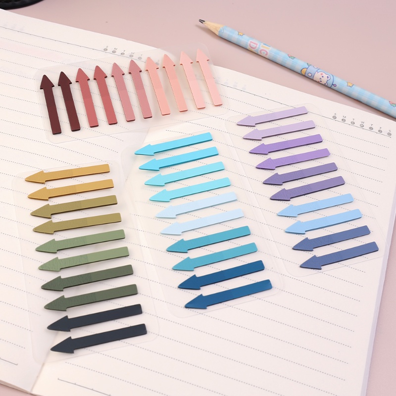 200Pcs DIY Bookmark Tab Strip School Office Gadget / Student Self ...