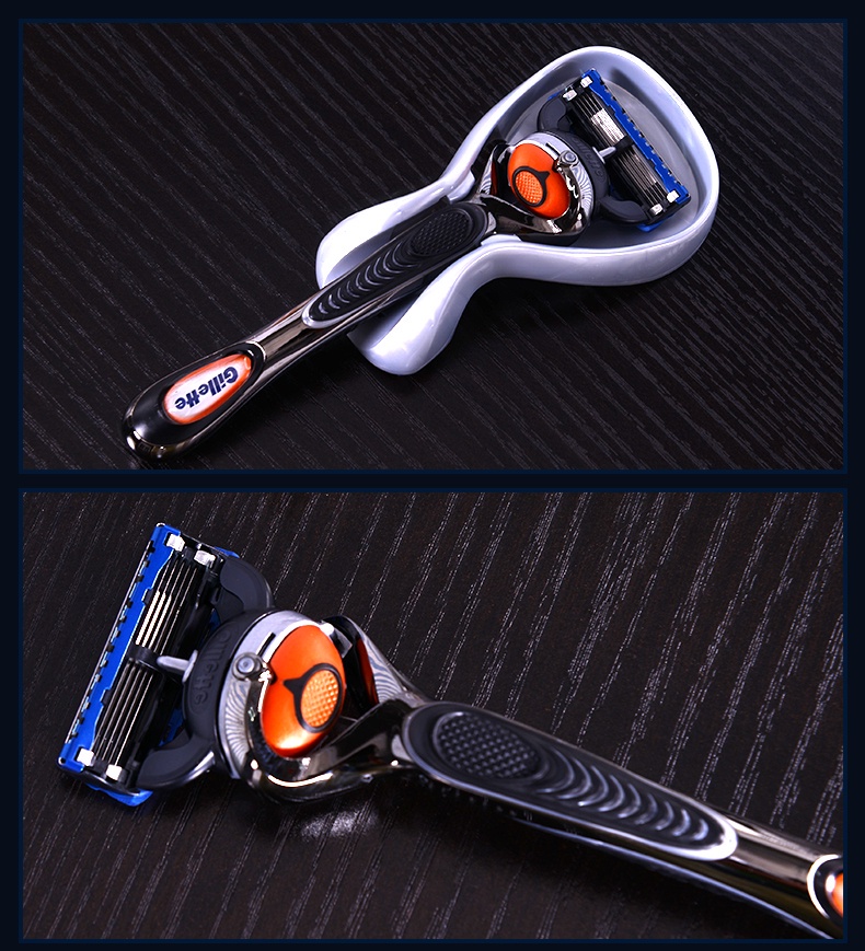 Gillette Fusion 5 Proglide Razor FlexBall Handle Technology Manual Shaving Shaver Men's Face ...