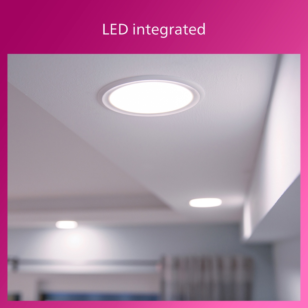 Philips Meson Scene Switch LED Downlight Tri-Color with regular switch ...