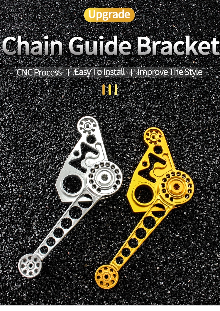 MUQZI Folding Bike Rear Derailleur Chain Tensioner Mount Bracket Single ...