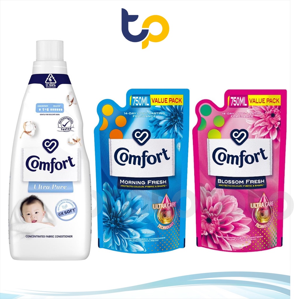 Comfort Concentrate Fabric Softener Refill 750ml | Shopee Singapore