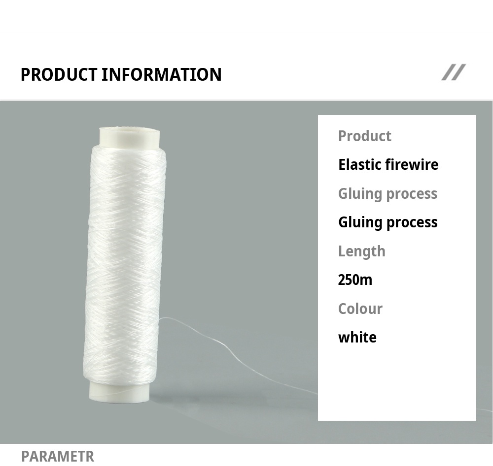 FTK 250M High Tensile Bait Elastic Thread 0.2mm Sea Invisible Fishing ...