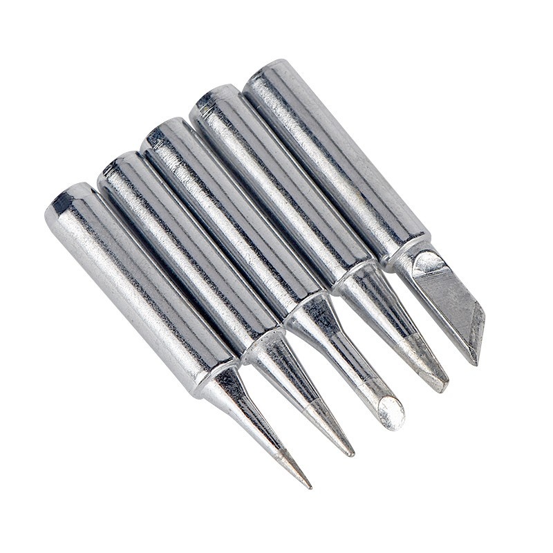 JCD 5pcs Pure Copper Soldering Iron Tip 900M-T Lead-free Solder Tips Welding Head BGA | Shopee ...