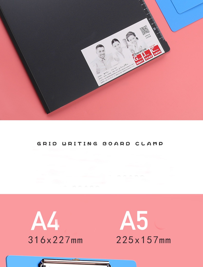 A4/A5 Thickened Plate Folder File Clipboard Organizer Plastic Sheet ...