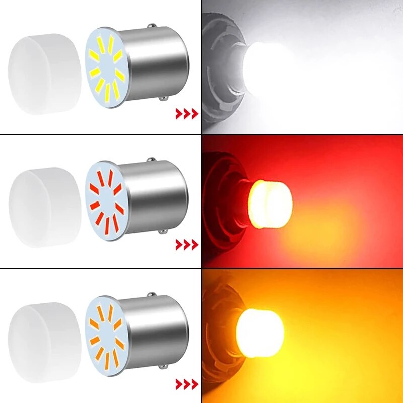 P21/5W Led 1157 High Bright Car Light BAY15D 1156 P21W Ba15S Bulb SMD ...