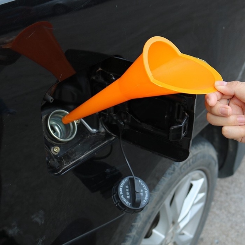 2-In-1 Refueling Funnel With Strainer / Plastic Flexible Funnel for Car ...