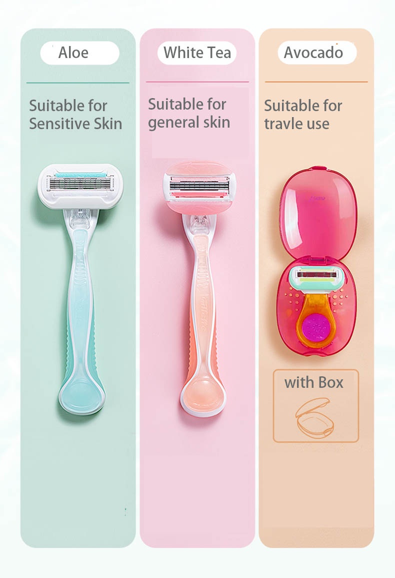 Gillette Venus Extra Smooth Women Razor Blade Lubricating Soap Protects Sensitive Skin Safe ...