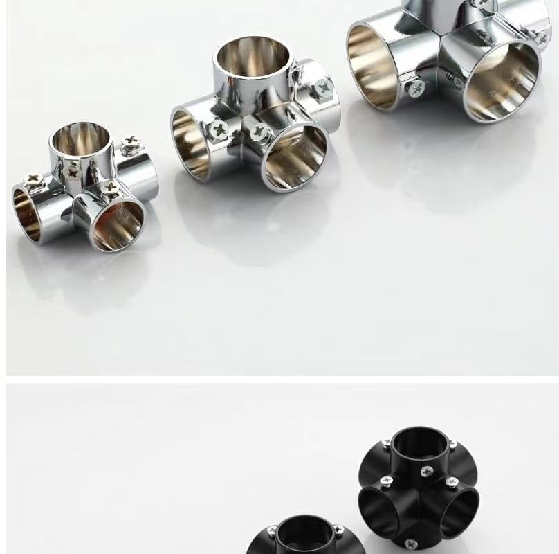 19/25/32 Stainless Steel Connector Display Clothes Rack Holder Elbow ...
