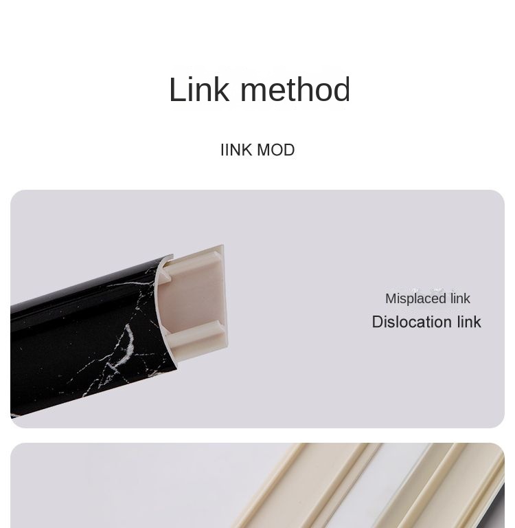 Porcelain-like Semicircle Arc Ground Trunking Pvc Open-Mounted Stone ...