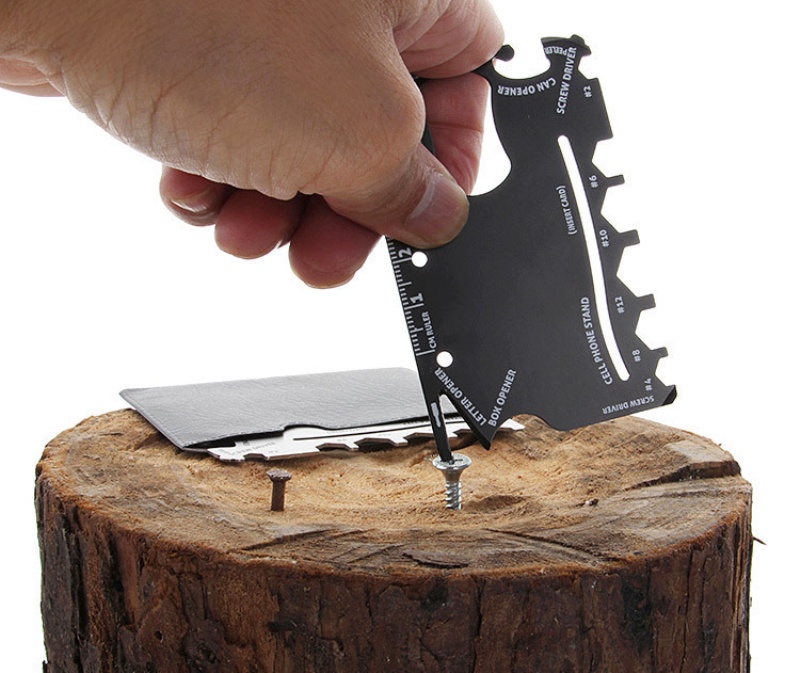 [18 in 1]multifunctional tool card credit card multi pocket tool ...