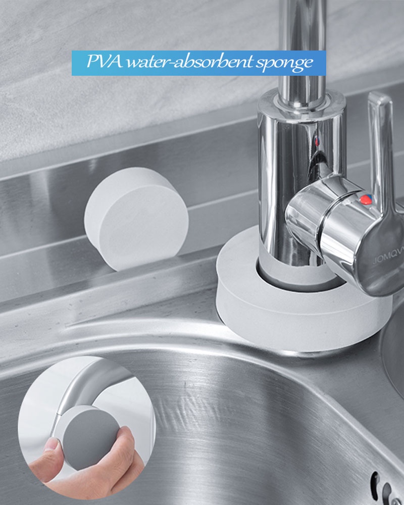 NEW PVA Absorbent Faucet Sponge Soft Splash-proof Fast Drying Faucet ...