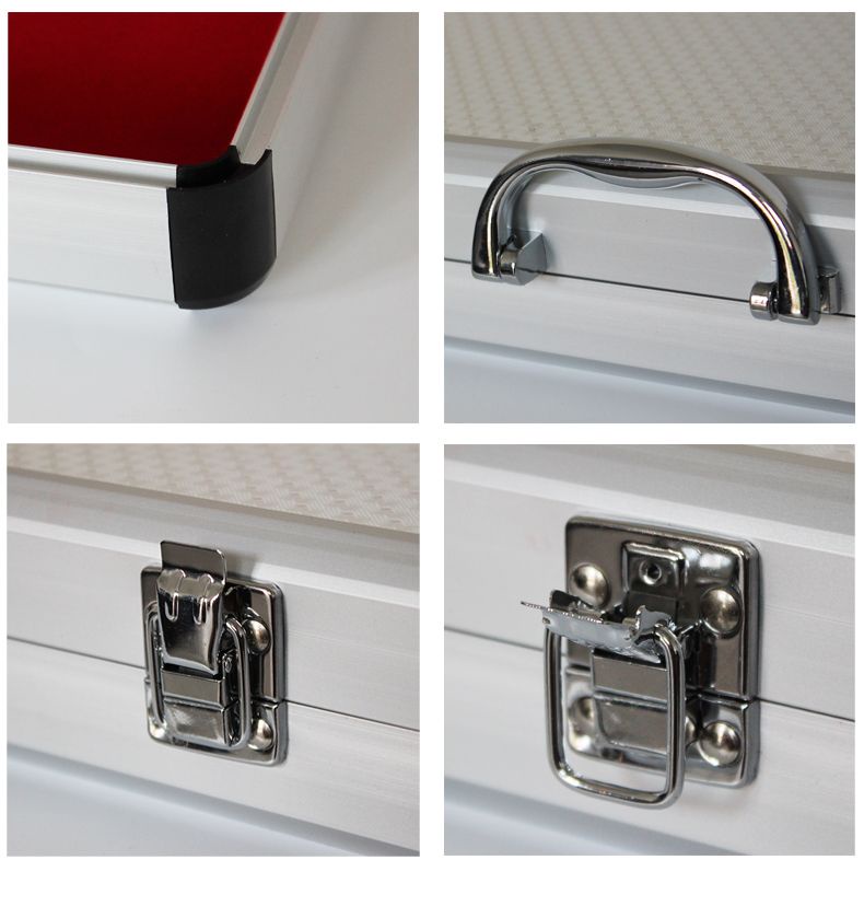 Large Aluminum Alloy (Flat) Mahjong Box Mahjong Box Box Connection Gift ...