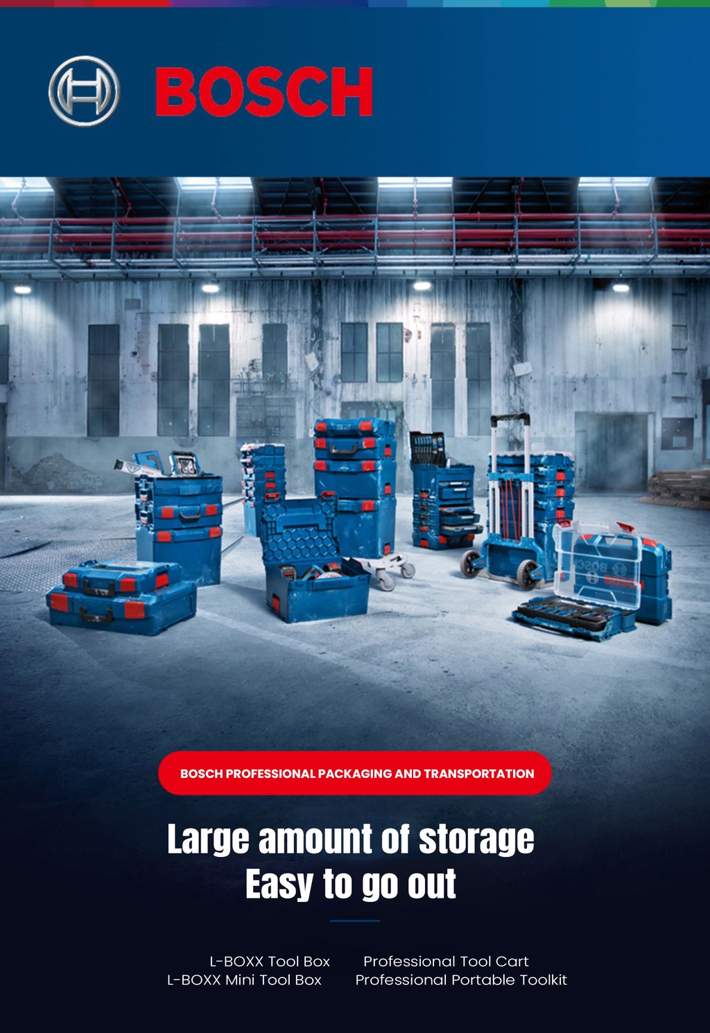 MESIN BOSCH L-BOXX 102 136 238 374 LBOXX L BOXX Carrying Case Tool Box ...