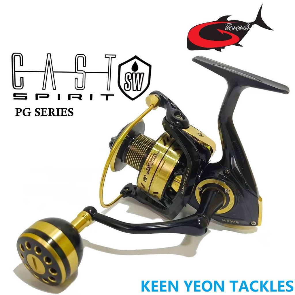 G-TECH CAST SPIRIT SW FISHING REEL ( SPINNING ) | Shopee Singapore