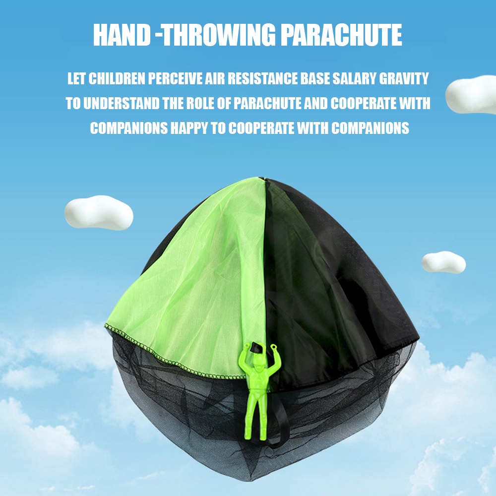 Outdoor Fun Sports Educational Play Game/Kids Hand Throwing Parachute ...